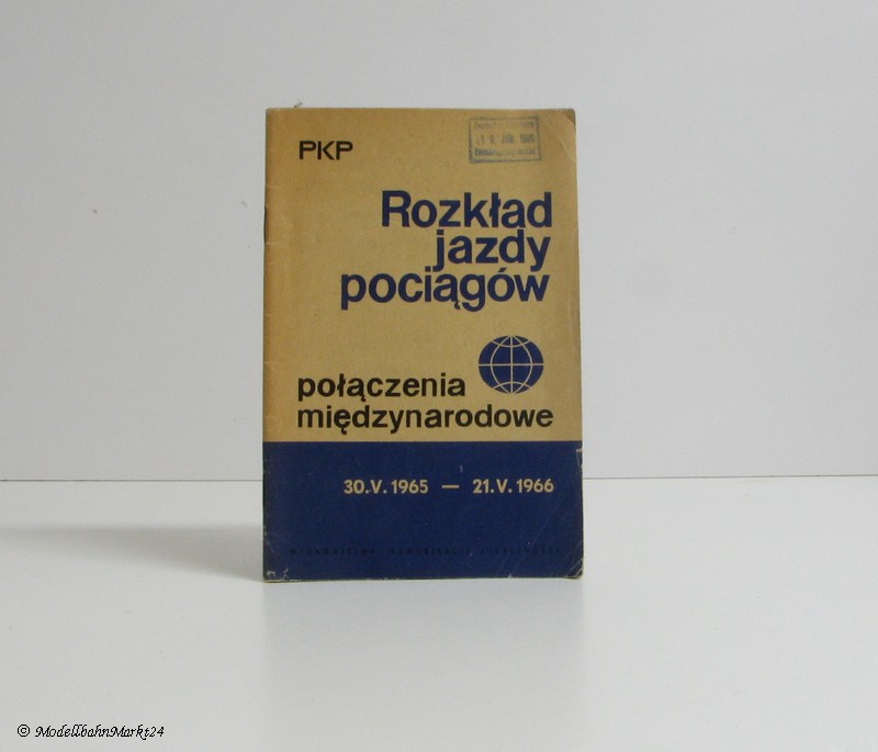 PKP Rozklad jazdy pociagow miedzynarodowych 1965-1966 | SW_2011011803BDK16