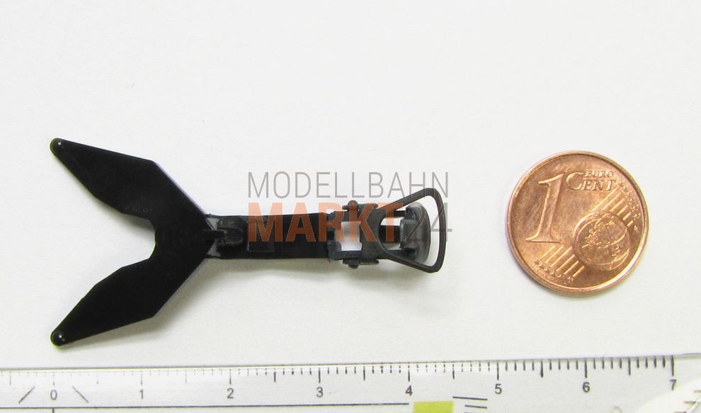 Ersatz-Kupplung Standardkupplung+ Deichsel z.B. für ROCO Modelle Spur ...