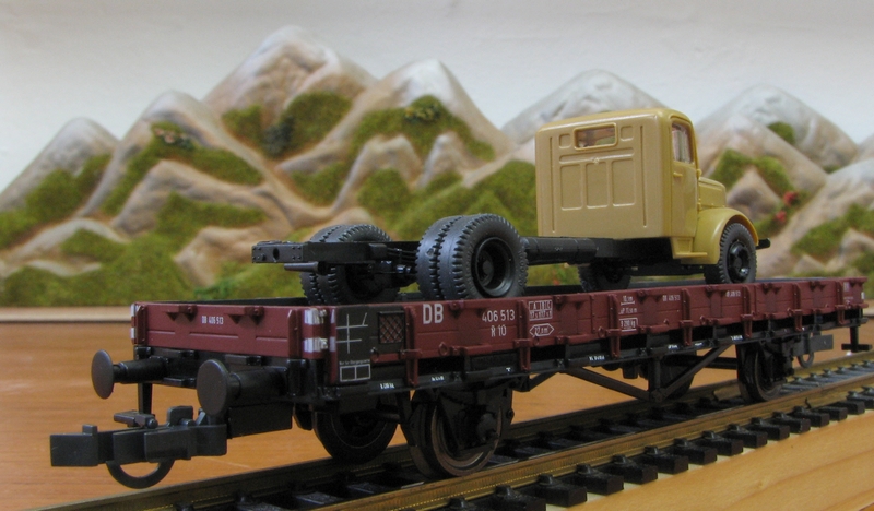 ROCO 46480 DB Rungenwagen LKW Ladung KK | SW_397993281