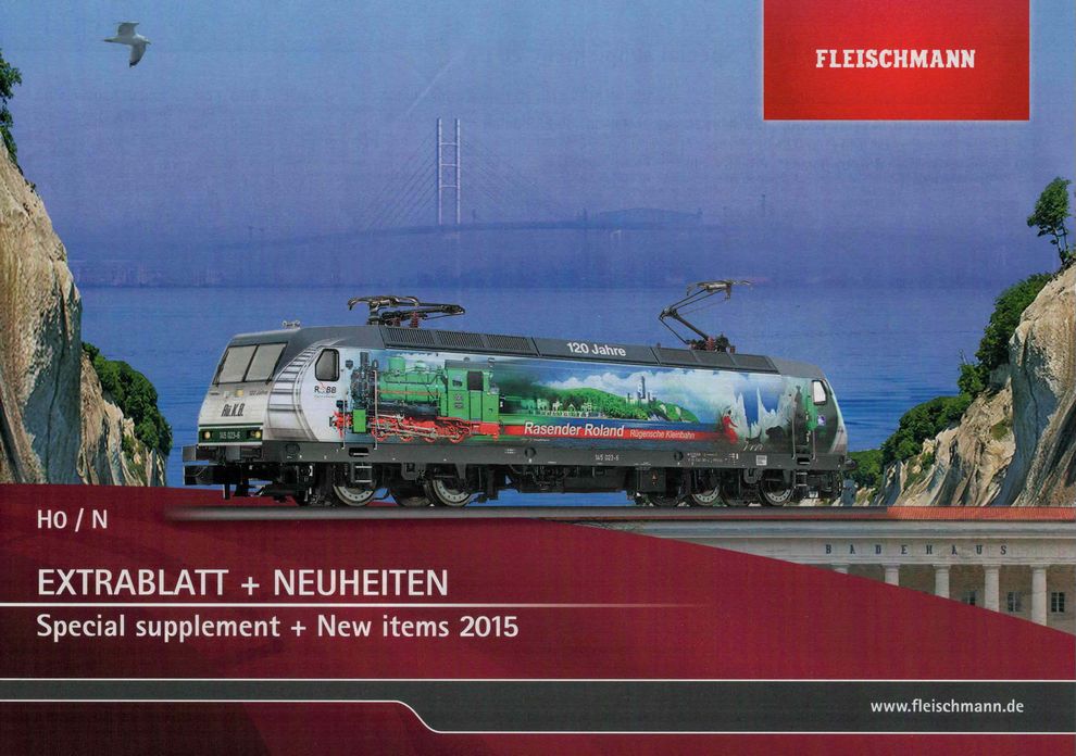 FLEISCHMANN/ROCO Broschüre Prospekt Katalog EXTRABLATT Neuheiten 2015 ...
