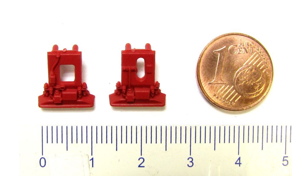 Ersatz-Indusi links + rechts z.B. für ROCO Dampflok BR 23 Spur H0 1:87 ...