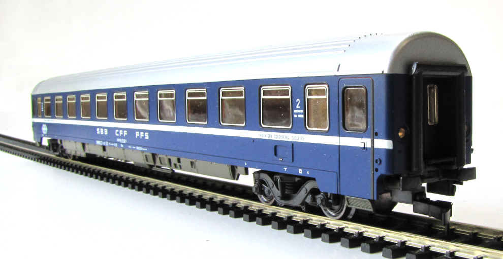 ROCO 4234A SBB Eurofima-Liegewagen 2. Kl. 50-70 112-1 Epoche IV KK Spur H0 1:100 | SW ...