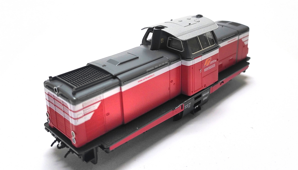 Ersatz-Gehäuse Grundrahmen + Kabine SERFER z.B. für ROCO Diesellok ...