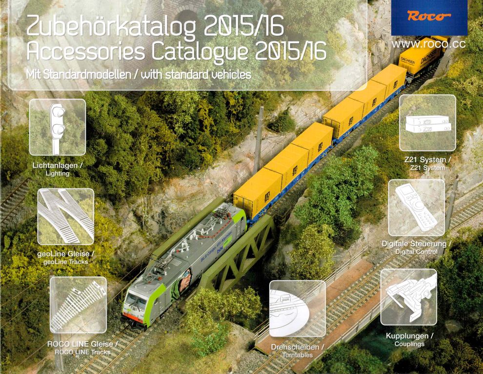 ROCO 81784 Accessories Catalogue Standard Vehicles 2015/16 H0/H0e NEW ...